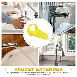 DOITOOL 2 Pcs Sink Handle Extender Taps Extender Tap Extender for Kids Faucet Extender