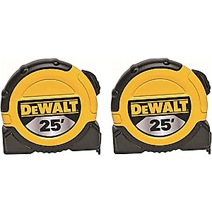 Dewalt Tape Measure 1-1/8 " X 25 ' Pack of 2