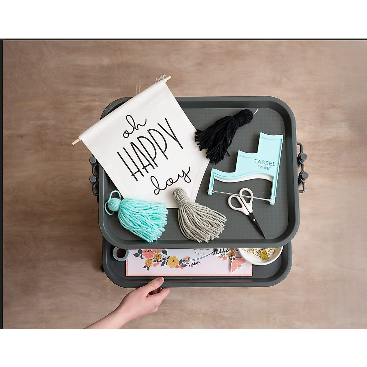 We R Memory Keepers Storage Project Cart- 6 Removable Trays