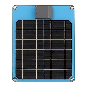Solar Power Generator Panel, Solar Panel High Efficiency Portable 5W 5V for Car (Blue)
