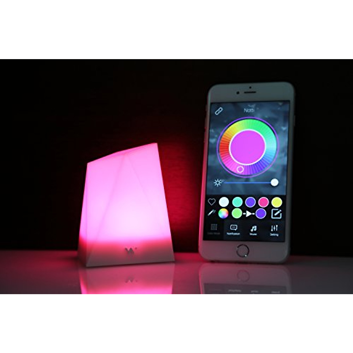 WITTI Design - NOTTI | Smart Mood and Night Light with Notifications for iPhone iOS and Android Smartphones