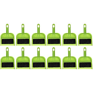 Healifty 12 Sets Dustpan Hand Broom and Shovel Small Broom Dustpan Set and Broom Dustpan Set and Brush Set