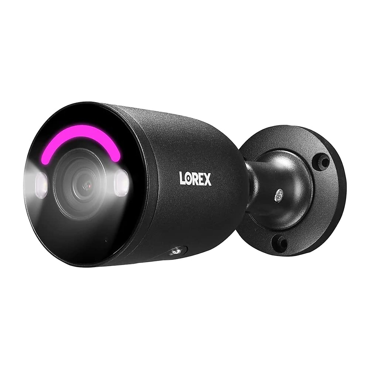 Lorex 4K 8MP Deterrence Bullet AI PoE IP Wired Add-On Metal Indoor/Outdoor Camera - Smart Security Lighting, Color Night Vision, Smart Motion Detection Plus, Two-Way Audio, IP67 Weatherproof Rated