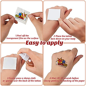 Outus 144 Pieces Bowling Temporary Tattoos Sport Stickers for Kids Bowling Themed Party Favors Decoration Supplies Waterproof Stickers Bowling Tattoos Boys School Prizes Rewards, 9 Styles