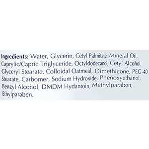 Eucerin Skin Calming Cream - Full Body Lotion for Dry, Itchy Skin, Natural Oatmeal Enriched - 8 oz. Tube