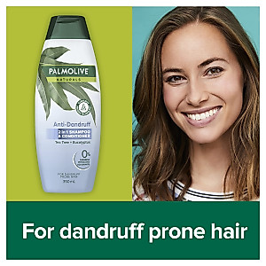 Palmolive Naturals Anti Dandruff 2 in 1 Hair Shampoo and Conditioner, 350mL