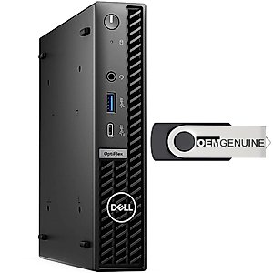 Dell OptiPlex 7020 7000 MFF Intel i5-14500T (14 Cores, Beats Intel i7-13700T), 32GB DDR5 RAM, 1TB NVMe, WiFi, DisplayPort, Wired KB & Mouse, 3YR, W11P, Business Desktop w/USB Drive