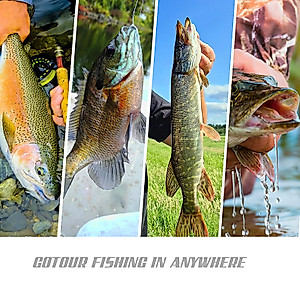 Gotour Weedless Soft Fishing Lures for Freshwater and Saltwater, Premium Pre-Rigged Jig Head Paddle Tail Swimbaits for Bass Fishing，Jigs Fishing Bait for Crappie Trout Walleye, Amazing Fishing Gifts