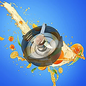 Replacement Parts Compatible with Osterizer Oster Blender Blades Assembly with 4961 Blender 4-Point Fusion Blade & 4902 Jar Bottom Cap and 3 Pcs Rubber Gasket