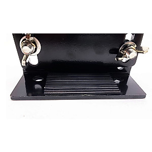 Jiayouy 4.3" Bass Drum Platform Lifter Fits 18" and 20" Bass Drums - Black Coated Steel