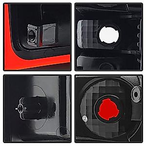 ACANII - For 2001-2011 Ford Ranger Red Smoke Tail Lights Brake Lamps Left+Right Aftermarket