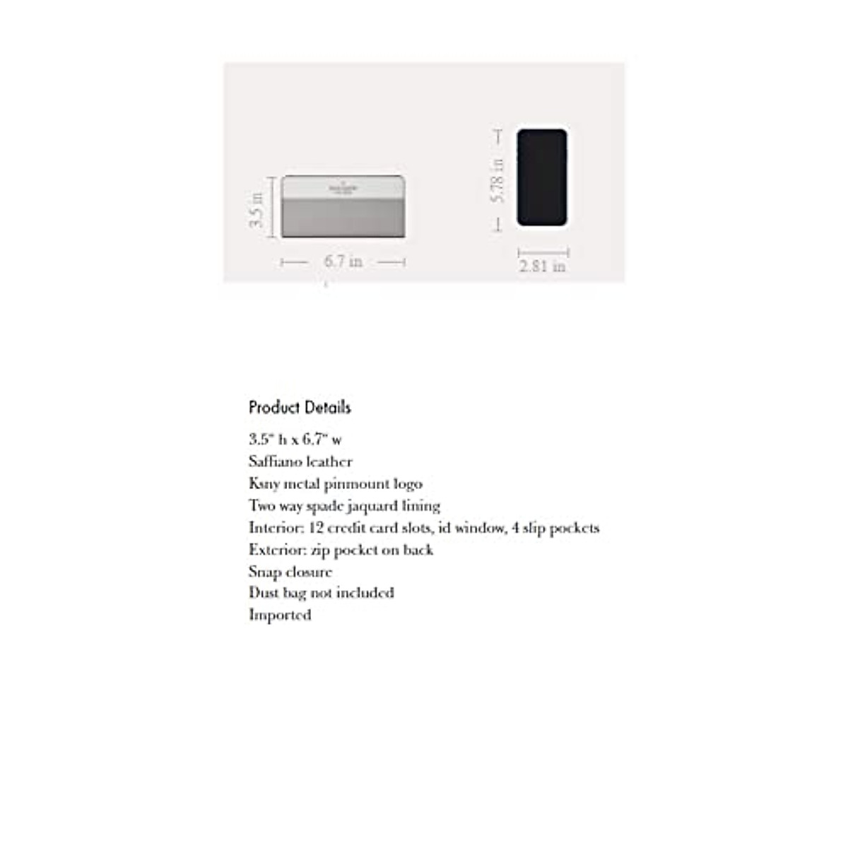 Kate Spade New York Staci Large Slim Bifold Wallet In Red Currant