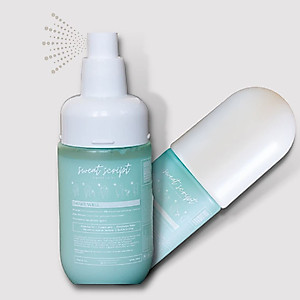 Sweat Script Non-Aerosol, Refresh Hair and Absorb Oil and Sweat Between Washes, Waterless Shampoo, No Benzene, All Natural, for all Hair Colors, No Sulfate, Talc Free and Paraben Free