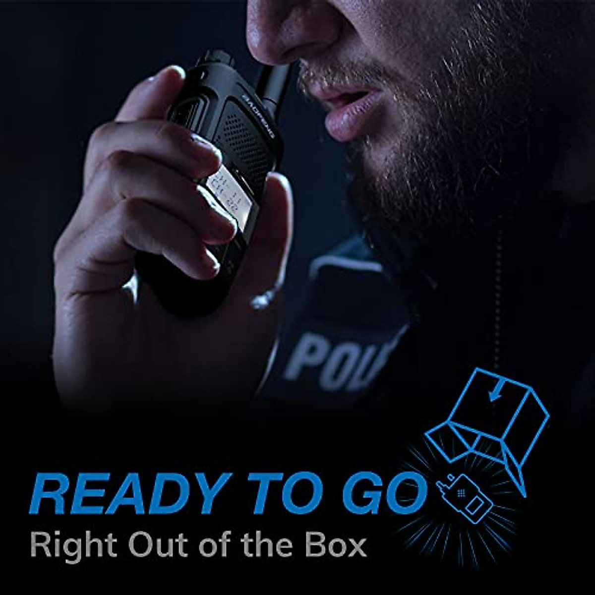 BAOFENG G11S GMRS Radio, NOAA Weather Radio Walkie Talkie Rechargeable, Long Range Two Way Radio with Earpiece, DIY GMRS Repeater Channels, Rechargeable GMRS Handheld Radio, 1 Pair