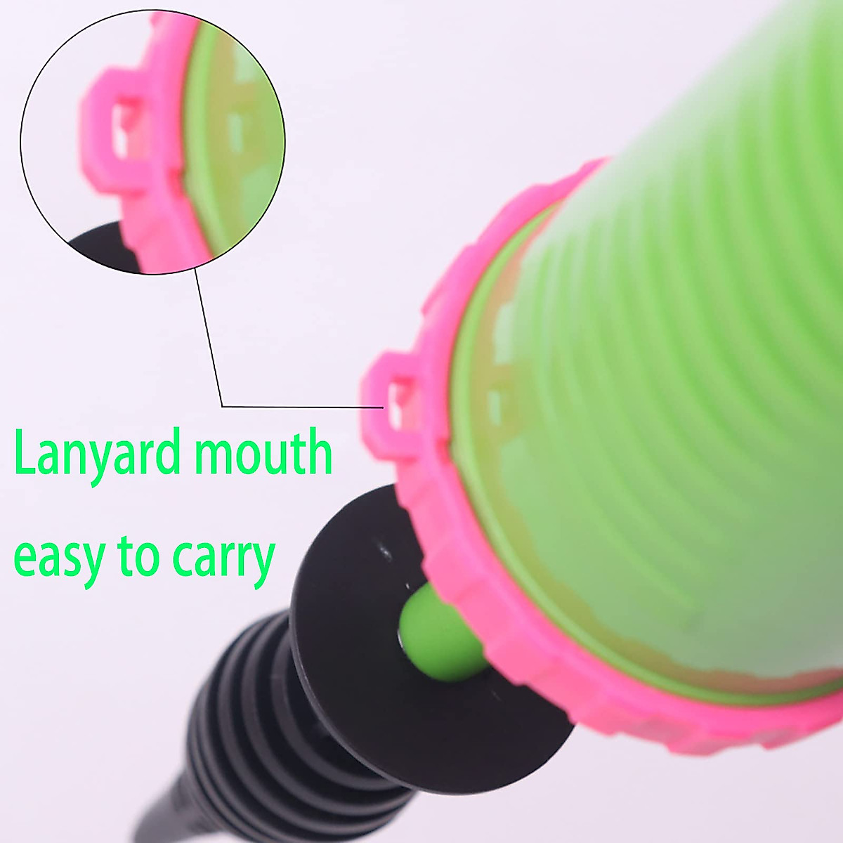 ouyili Balloon Pump Handheld Two-Way Dual Action - Hand Blower Air Pumper for Balloons - Ballon Inflator Pumping - Manual Baloon Inflators Machine (Green 1 Piece)