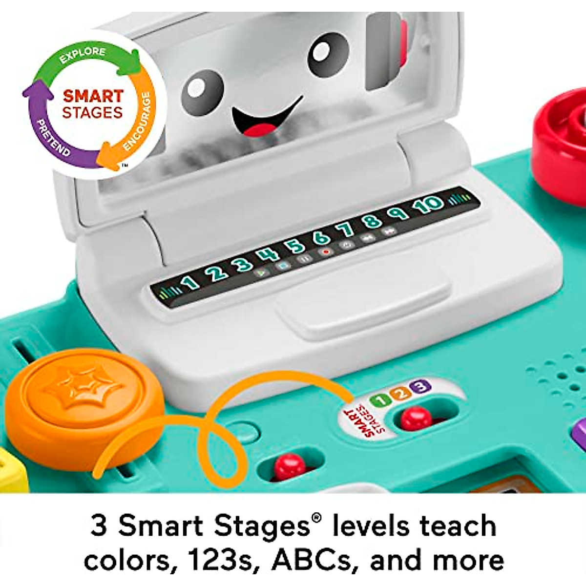 Fisher-Price Laugh & Learn Baby & Toddler Toy Mix & Learn Dj Table Musical Activity Center With Lights & Sounds For Ages 6+ Months