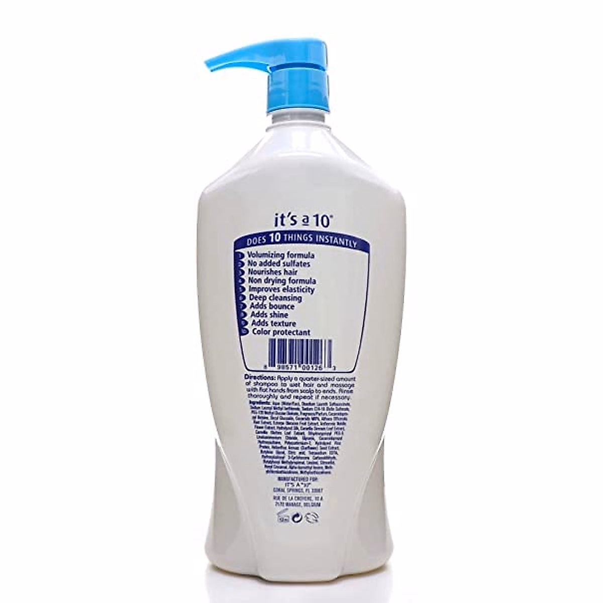 It's a 10 Haircare Miracle Volumizing Shampoo, 33.8 fl. oz.