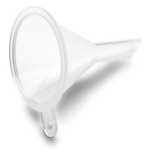 Mini Funnel 5-Pack for Lab Bottles, Sand Art, Perfume, Spice, Powder, Essential Oil, Recreational, Kitchen Food Grade Small Plastic