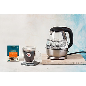 Teeccino Dandelion Caramel Nut Tea - Caffeine Free, Roasted Herbal Tea with Prebiotics, 3x More Herbs than Regular Tea Bags, Gluten Free - 10 Tea Bags