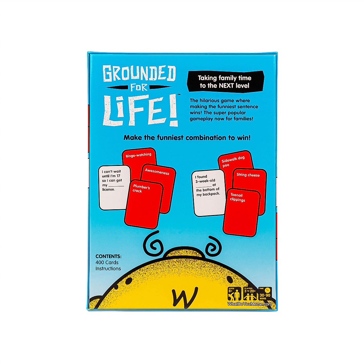WHAT DO YOU MEME? Grounded for Life - The Ultimate Family Night Game - Family Card Games for Kids and Adults Family