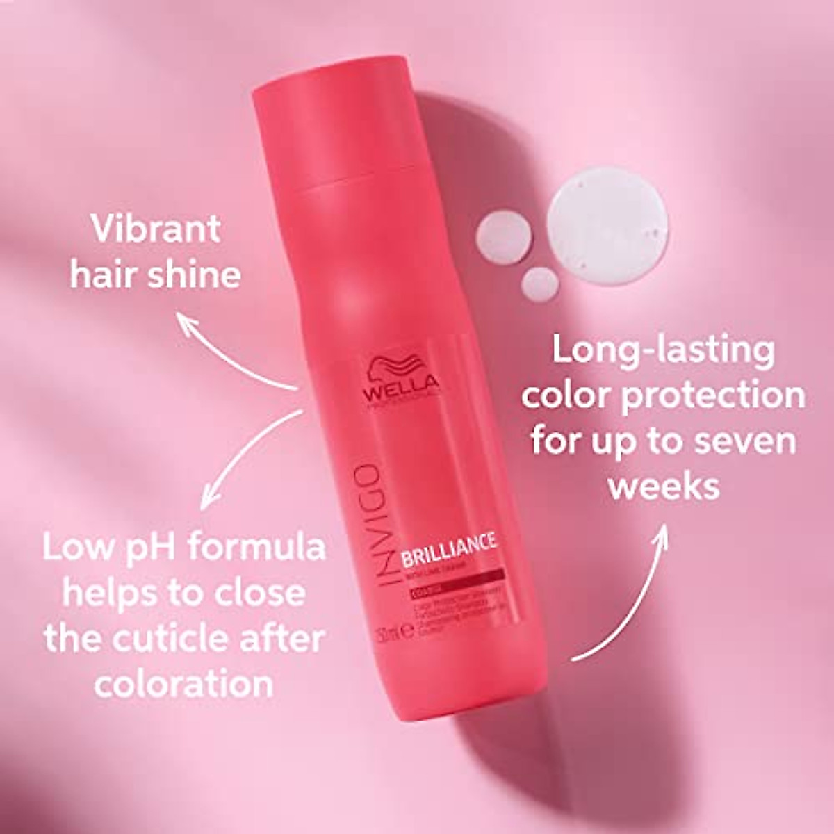 Wella Professionals Invigo Brilliance Shampoo & Conditioner Set For Coarse Hair, For Color Protection & Color Vibrancy