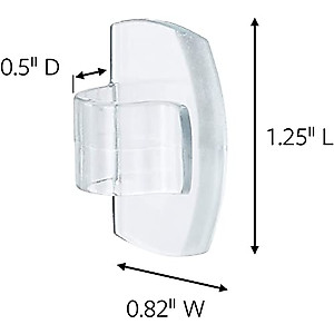 Command Christmas Light Clips Set - Holiday Decor with Outdoor Light Clips and Clear Light Clips, Command Strips included