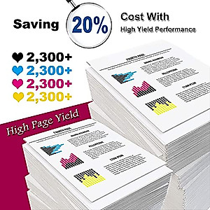 3-Pack (C/Y/M) Compatible M C250FWB Color Toner Cartridge (High Capacity) Replacement for Ricoh M C250 (408349 408351 408350) Printer Toner Cartridge