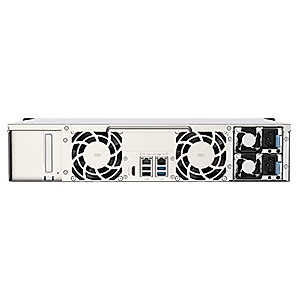 QNAP TS-1253DU-RP 12 Bay Rackmount NAS with Two 2.5GbE Ports, Redundant PSU