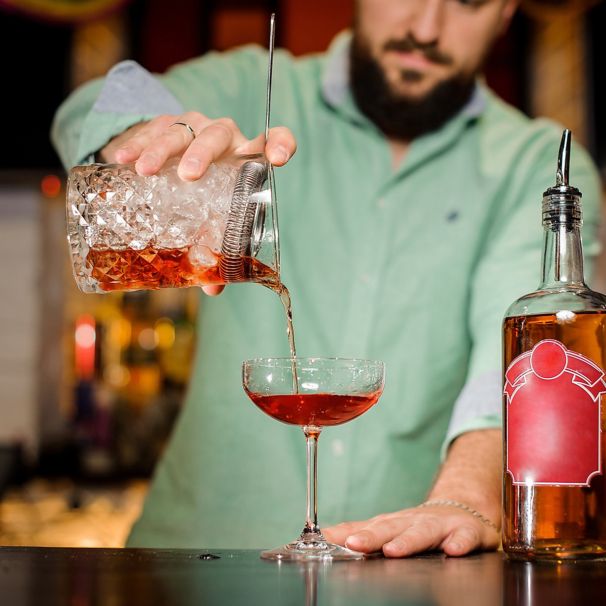 Stainless Steel Hawthorne Cocktail Strainer for Bar, Restaurant, or Home by Cocktailor