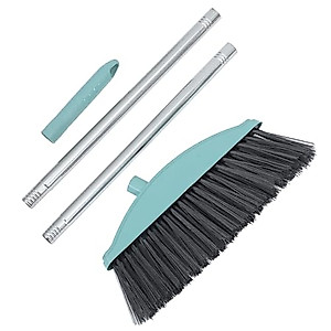 NOLITOY Long Handle Broom for Floor Cleaning Outdoor Broom with Large Angle for Efficient Sweeping Cleaning Tool for Indoor and Outdoor Use