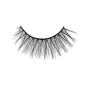 KISS Magnetic Eyeliner False Eyelashes, Entice', 12 mm, Includes 1 Pair Of Magnetic Lashes, Magnetic Lash Eyeliner, Contact Lens Friendly, Easy to Apply, Reusable Strip Lashes