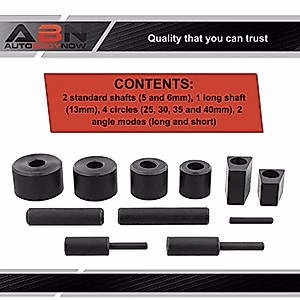 ABN Mini Rod Bender Metal Bending Tool, Universal Bending Machine for Clamp, Hook, Coil - Wire, Flat Round Stock, Tubing