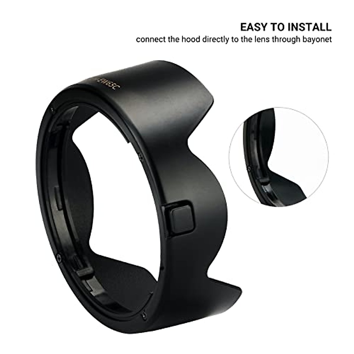 Lens Hood for Canon RF 16mm F2.8 STM Lens on EOS R6 R5 RP R Camera, Reversible Lens Shade Replace Canon EW-65C Lens Hood, Compatible with 43mm Filters and 43mm Lens Cap