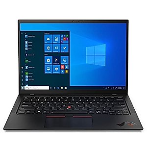 Lenovo ThinkPad X1 Carbon Gen 9 Laptop with Intel i7-1185G7 vPro Processor, 14" WUXGA 100%sRGB Non-Touch Display, 32GB RAM, 1TB SSD, 4G LTE Mobile Broadband WWAN with eSIM, Win11 Pro, and 3YR Warranty