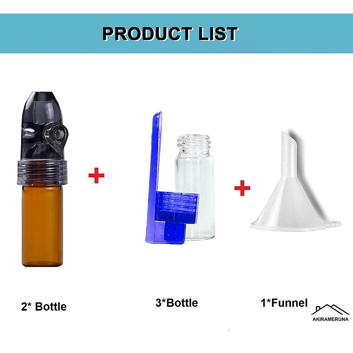 AKIRAMERUNA 6 Pack Leak-Proof Bottle Portable Pepper Shaker Outdoor Camping Travel