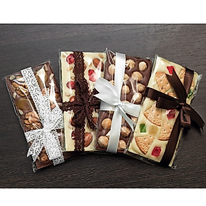 Morepack Self Sealing Cellophane Bags,4x9 Inches 200 Pcs Clear Resealable Cellophane Bags for Packaging Cookies, Favors and Products