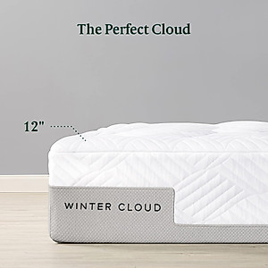 ZINUS 12 Inch Winter Cloud Memory Foam Mattress, Twin, Pressure Relieving, CertiPUR-US Certified, Mattress in A Box, All-New, Made in USA
