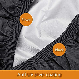 ATV Cover Waterproof, 2XL All Season Protection Heavy Duty 4 Wheeler Cover, Protect from Snow Rain or Sun