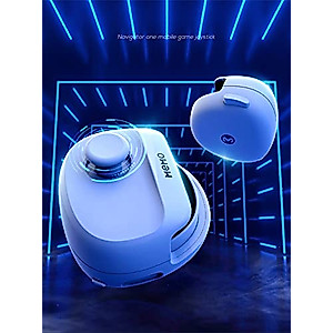 PUOX Mobile Game Controller Joystick, Call of Duty Mobile Game, Bluetooth Connection, Plug and Play, Single Joystick and Single Button Design, Suitable for Mobile Phone, Tablet Gamepad