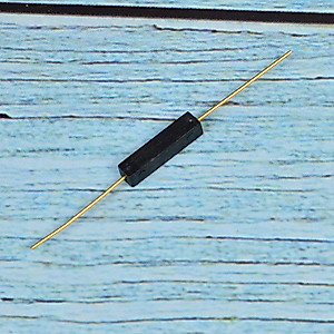 Comimark 12Pcs Reed Switch 2 * 14mm Normally Open Magnetic Switch Anti Vibration GPS-14A