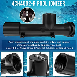 Sunluway 4CH4002-R Swimming Pool Cleaner Replacement Chamber, for Hybrid Pool Treatment System