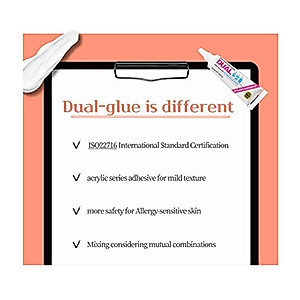 Premium Fast Drying and Strong Adhesives for Strip 3D False Eyelashes 7g / Net 0.25 OZ for Reusable and Dramatic Full Look with Cruelty Free and Latex Free, Formaldehyde Free with ISO (1 Pack)