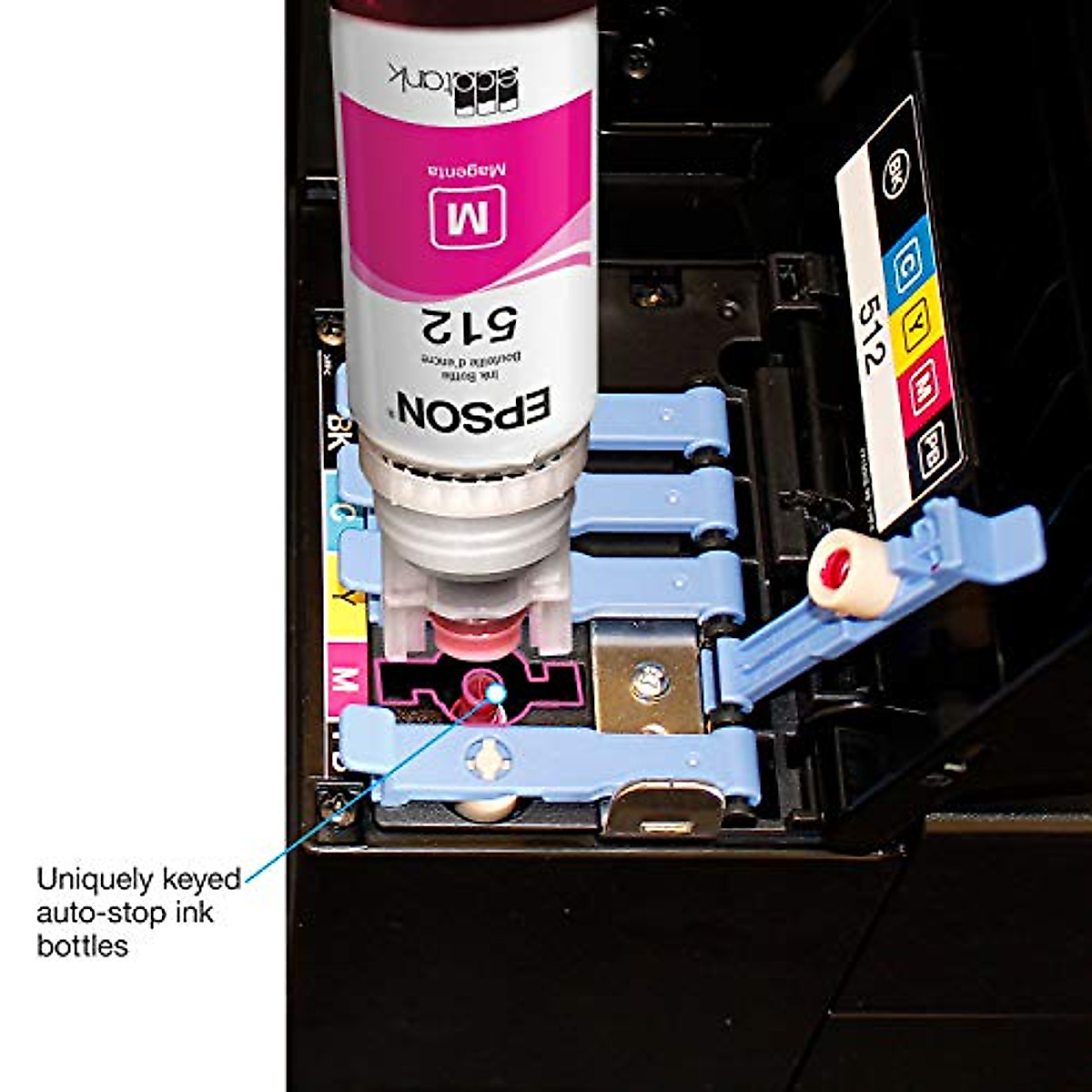 Epson Expression Premium ET-7700 EcoTank Wireless 5-Color All-in-One Supertank Printer with Scanner, Copier and Ethernet