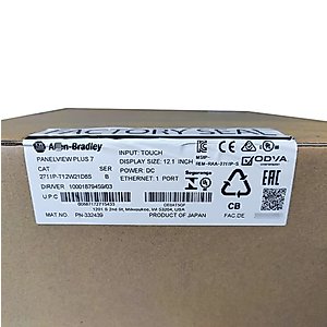 CBBEXP 2711P-T12W21D8S PanelView Plus 7 HMI Standard Touch Screen Sealed in Box Fast delivery