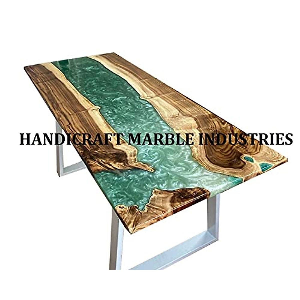 Epoxy Table, Live Edge Wooden Table, Epoxy Resin River Table, Natural Wood,Dining table, Natural Epoxy Table, Resin Table 42X72