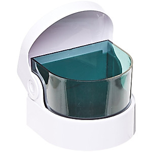 Sonic Cordless Denture Cleaner Portable Battery Operated Vibrating Jewelry Coins Cleaning Machine