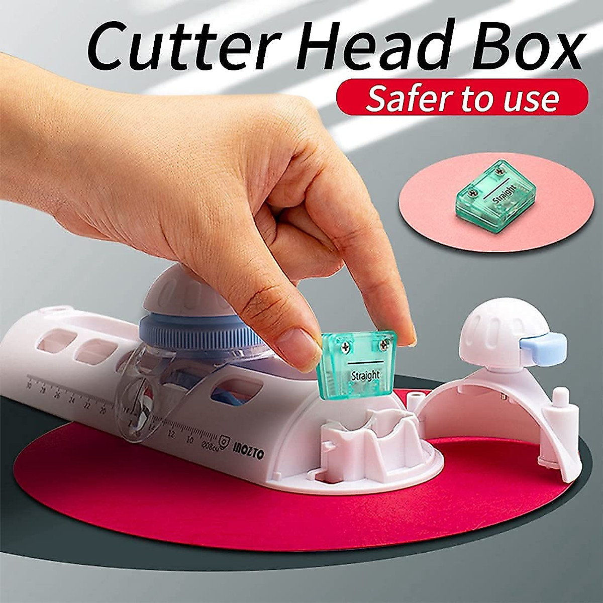 Circle Cutter Compass Circular Cutter for Cardstocks Craft Cutting Tools, Rotary Paper Cutter Trimmer Scrapbooking