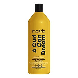 Matrix A Curl Can Dream Rich Mask | Hydrating & Deep Conditioning Leave-In Mask | Curly & Coily Hair | Sulfate & Paraben Free | Preserves Curl Pattern | Packaging May Vary | 33.8 Fl. Oz.