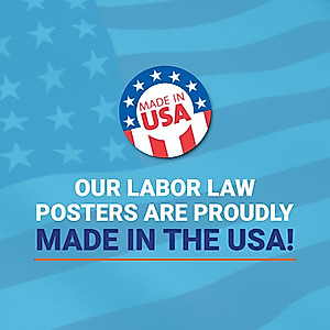 2025 Florida State and Federal Labor Law Poster - OSHA Workplace Compliant - Mandatory Regulations Posting for Employees - Required Compliance Posting 16" x 40" Laminated (1PACK)