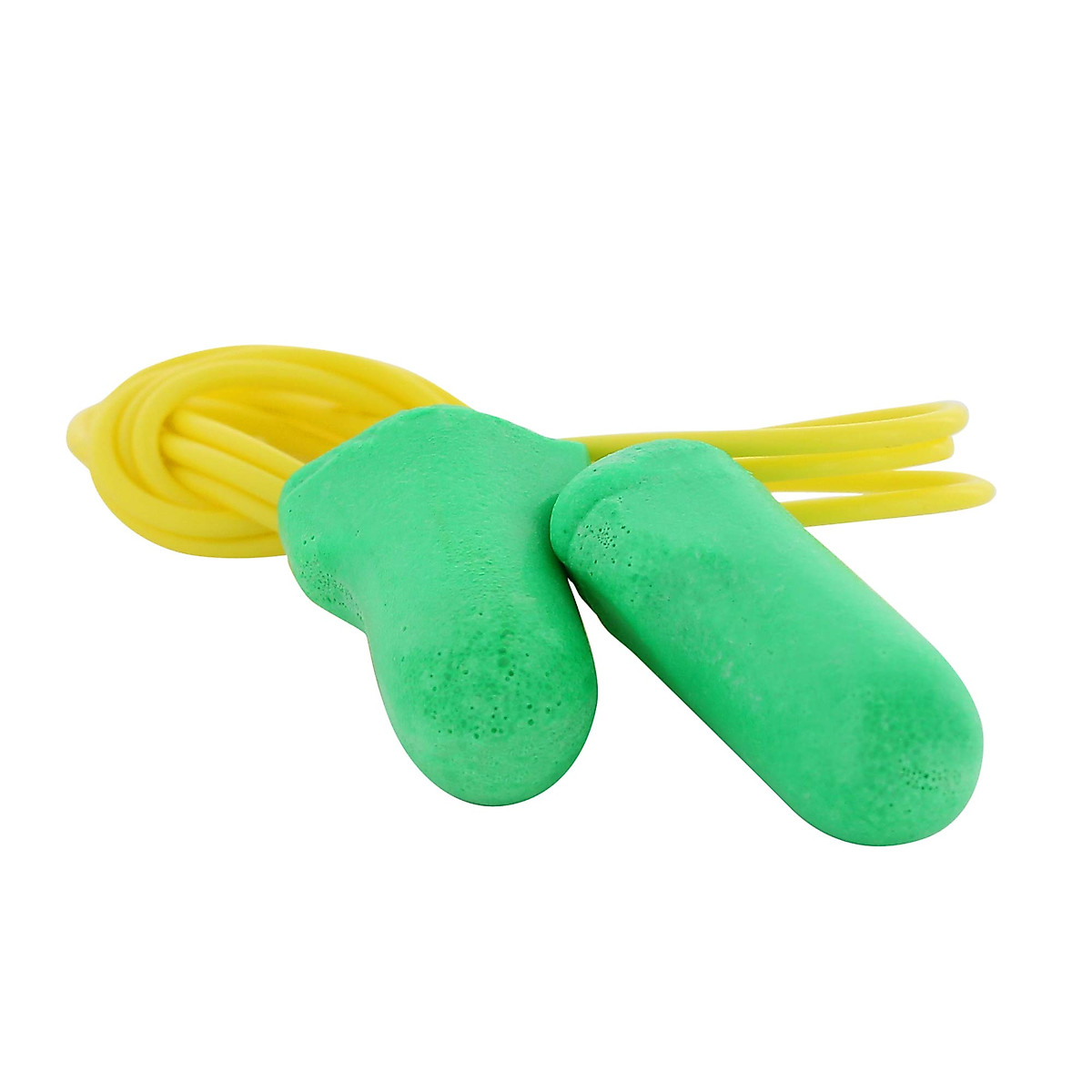 Howard Leight by Honeywell Maximum Lite Low Pressure Corded Disposable Foam Earplugs, Box of 100 Pairs (LPF-30) ,Green